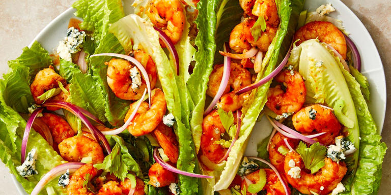 Sorry, wings—I'm making these buffalo shrimp lettuce wraps from now on