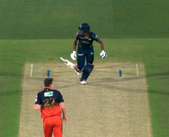 Bizarre: Sai Sudharsan throws his bat into the wicket, gets hit-wicket ...