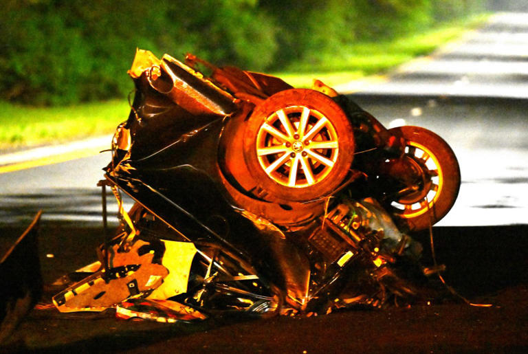 Long Island driver killed in vicious crash that cuts his car in half