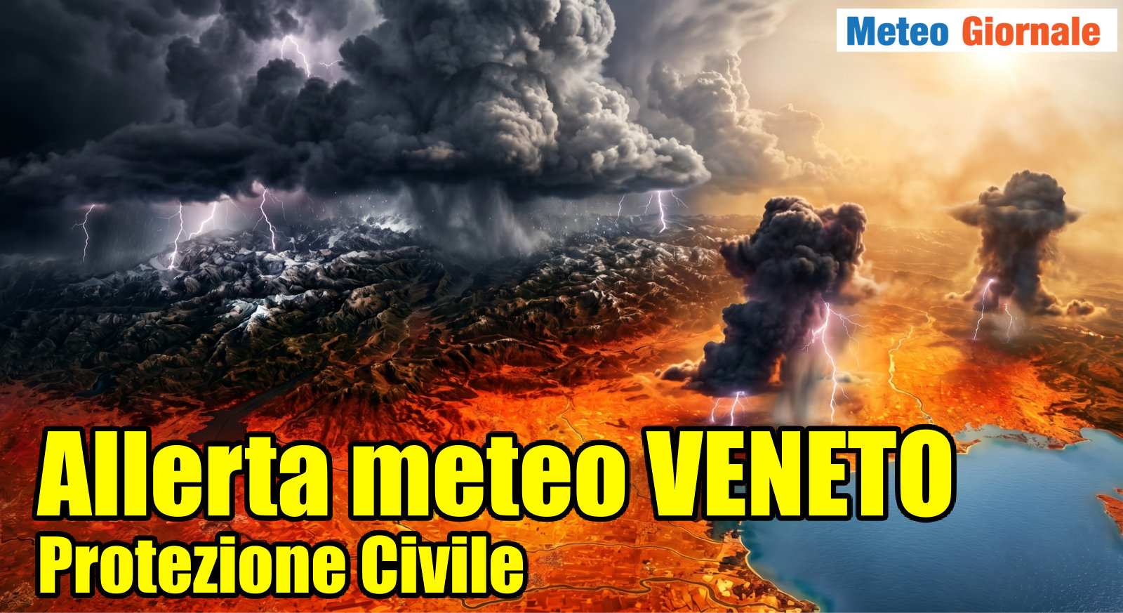 Allerta meteo Friuli Venezia Giulia: temporali il 27 maggio