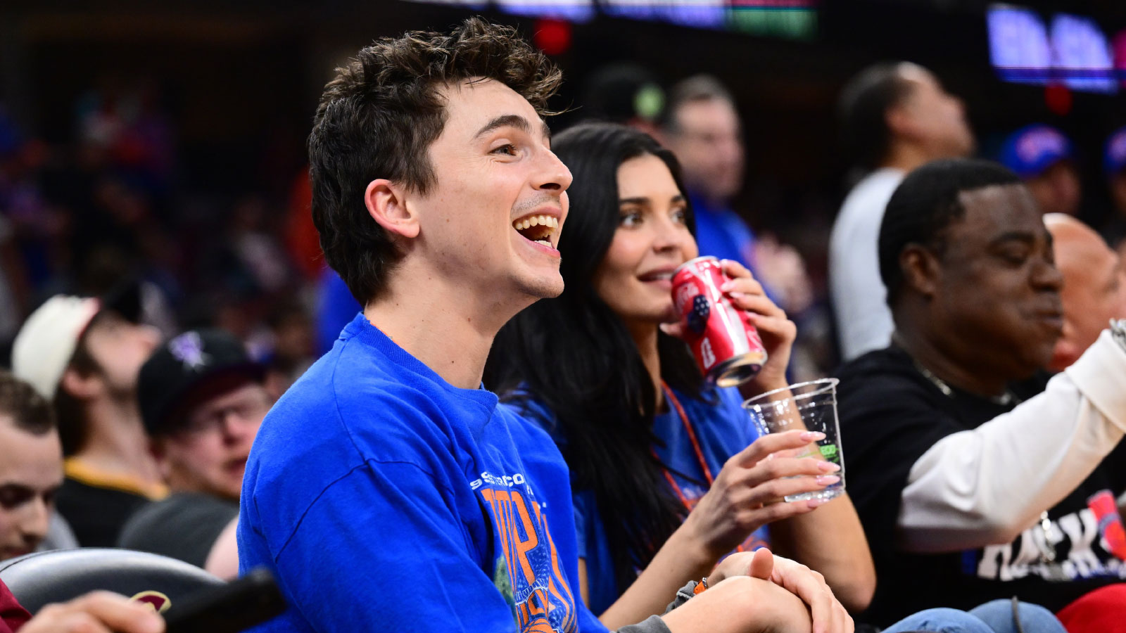 Knicks superfan Timothee Chalamet labeled 'WAG' in photo with Kylie ...