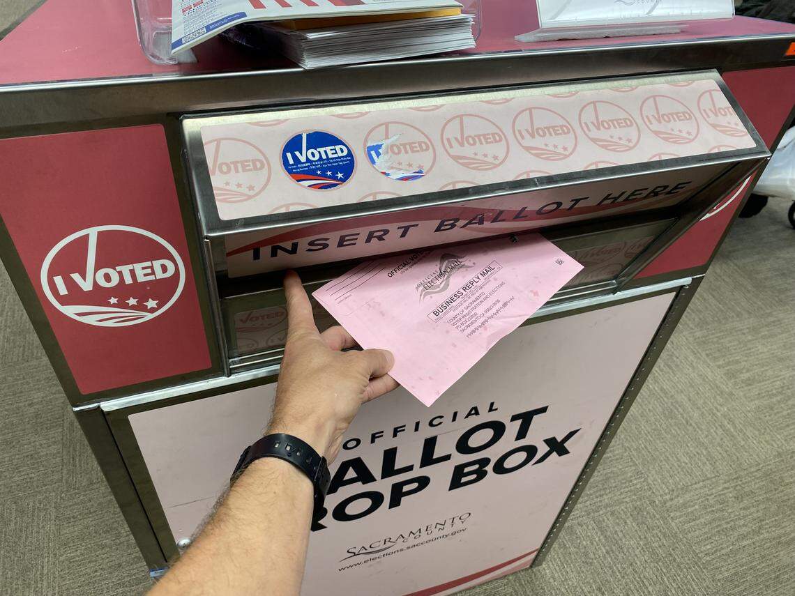 Sacramento voters apprehensive on issues as they drop off ballots in ...