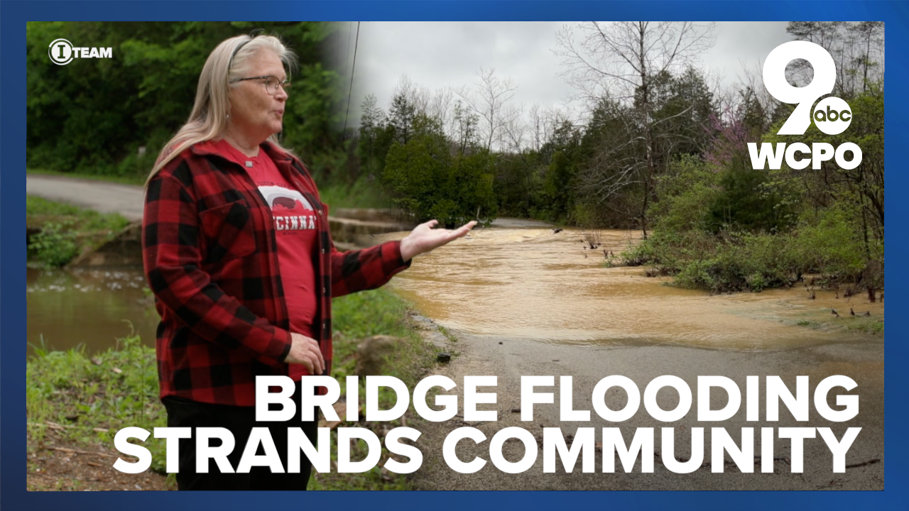 Neighborhood cut off after flood water submerged its only bridge