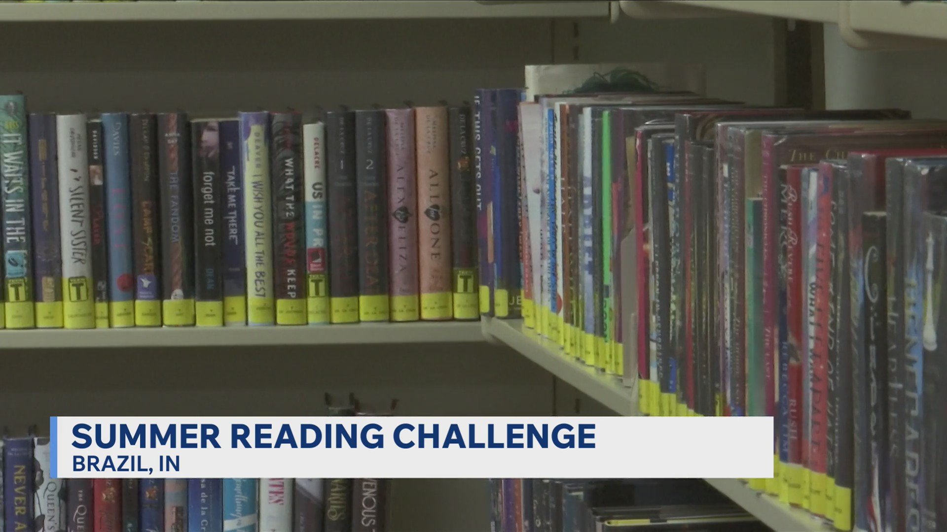 Summer reading challenge at the Brazil Public Library