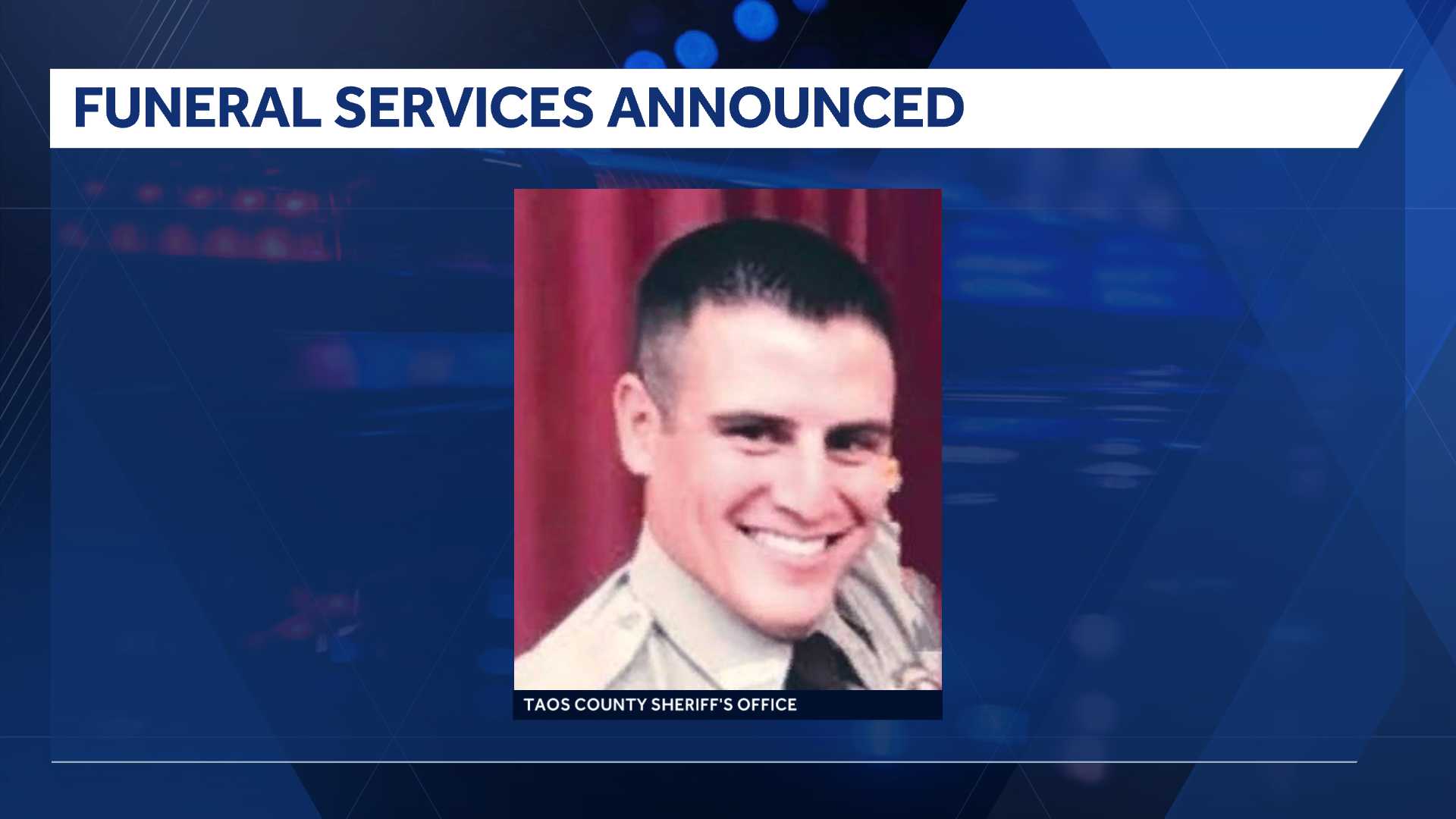 Memorial services announced for Taos County sergeant