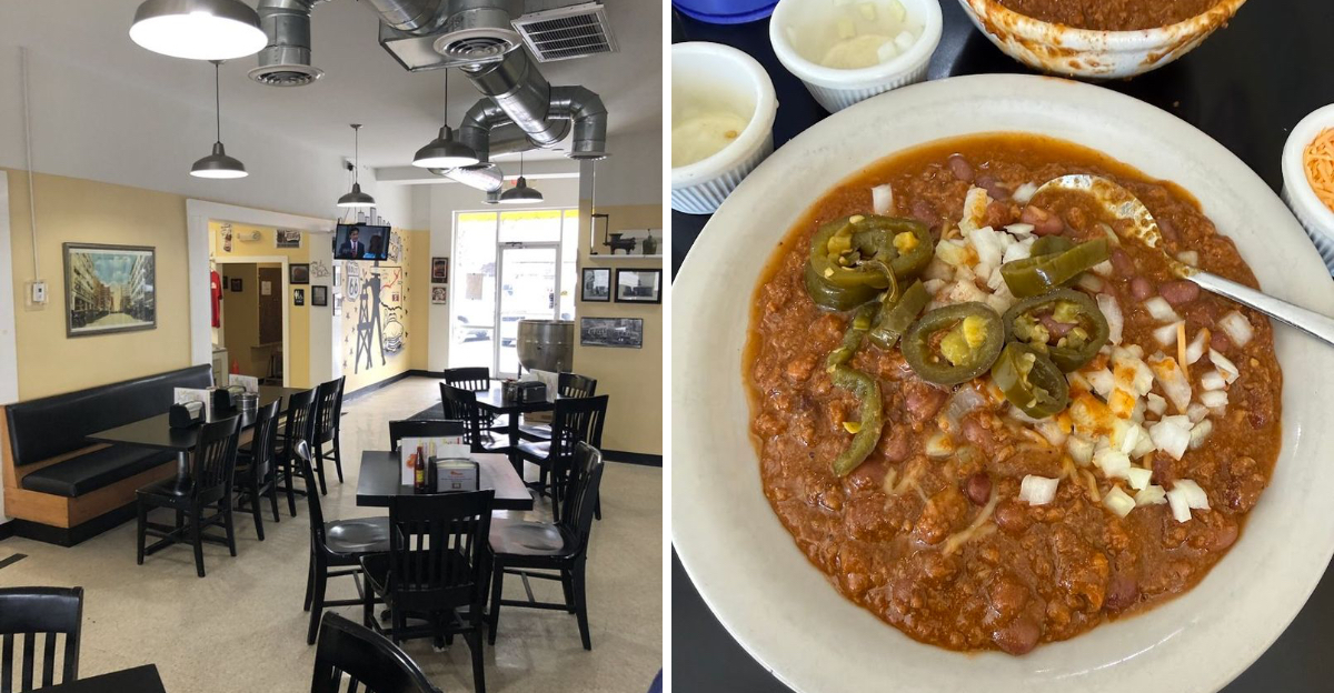 This old-school Oklahoma spot serves thick, spicy bowls, messy chili ...