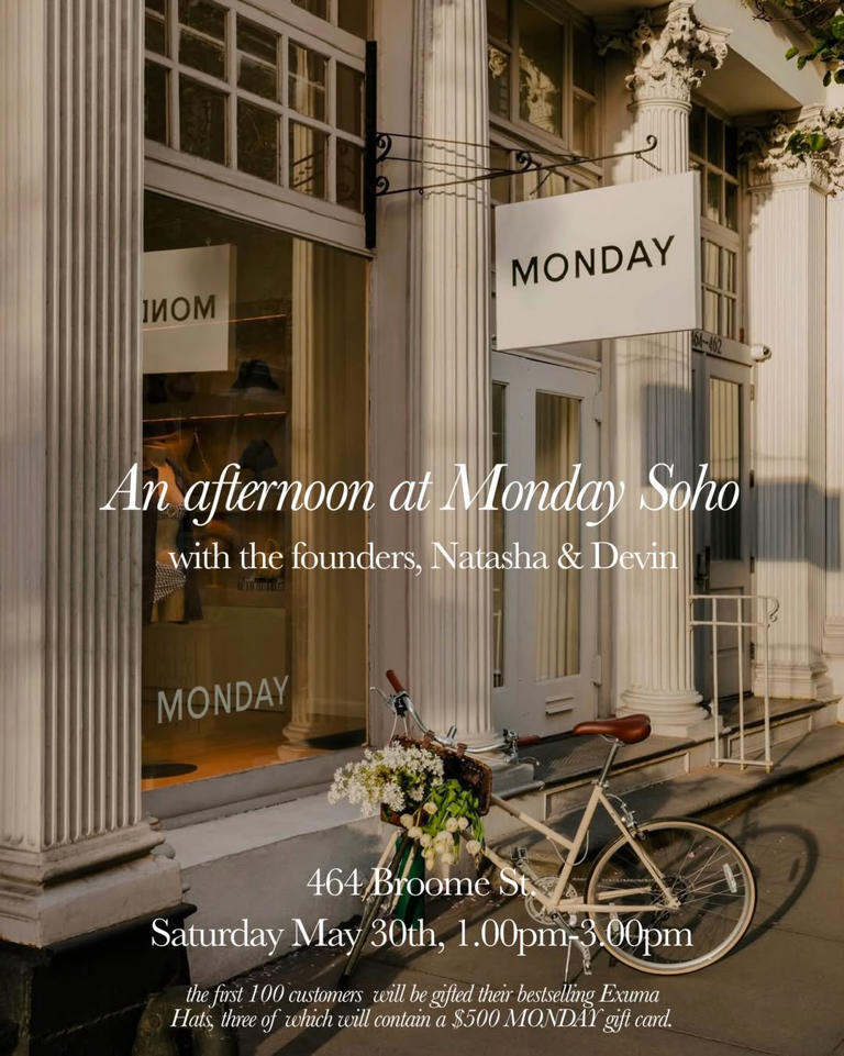 An afternoon at Monday Soho with founders Natasha & Devin, NYC