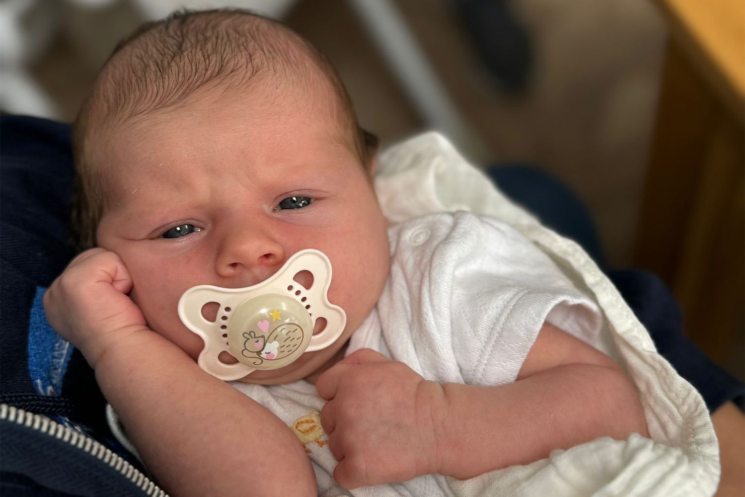 6-week-old baby girl started crying and wouldn't stop. Just one day ...