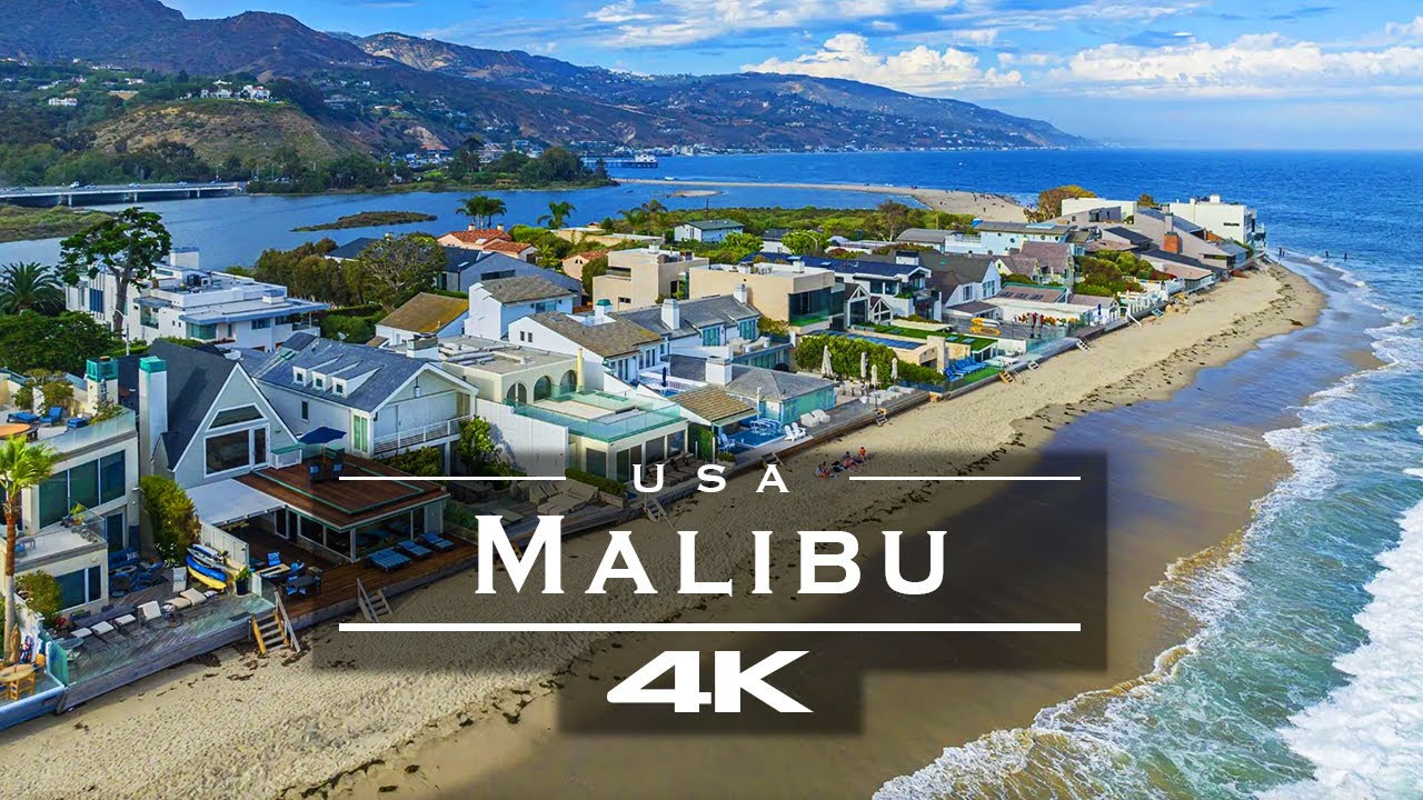 Malibu from above in stunning 4K drone views