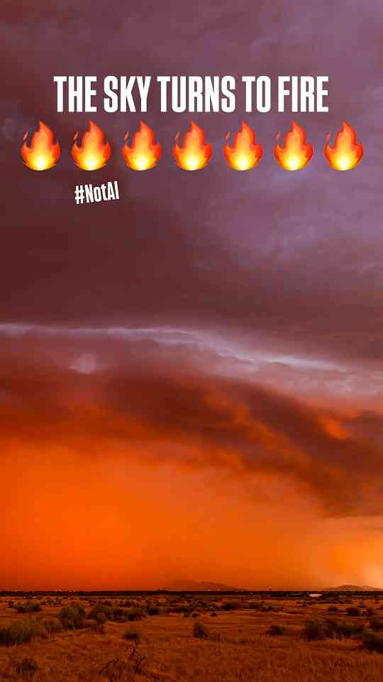 Monsoon sunset in Arizona | Storm chasing footage