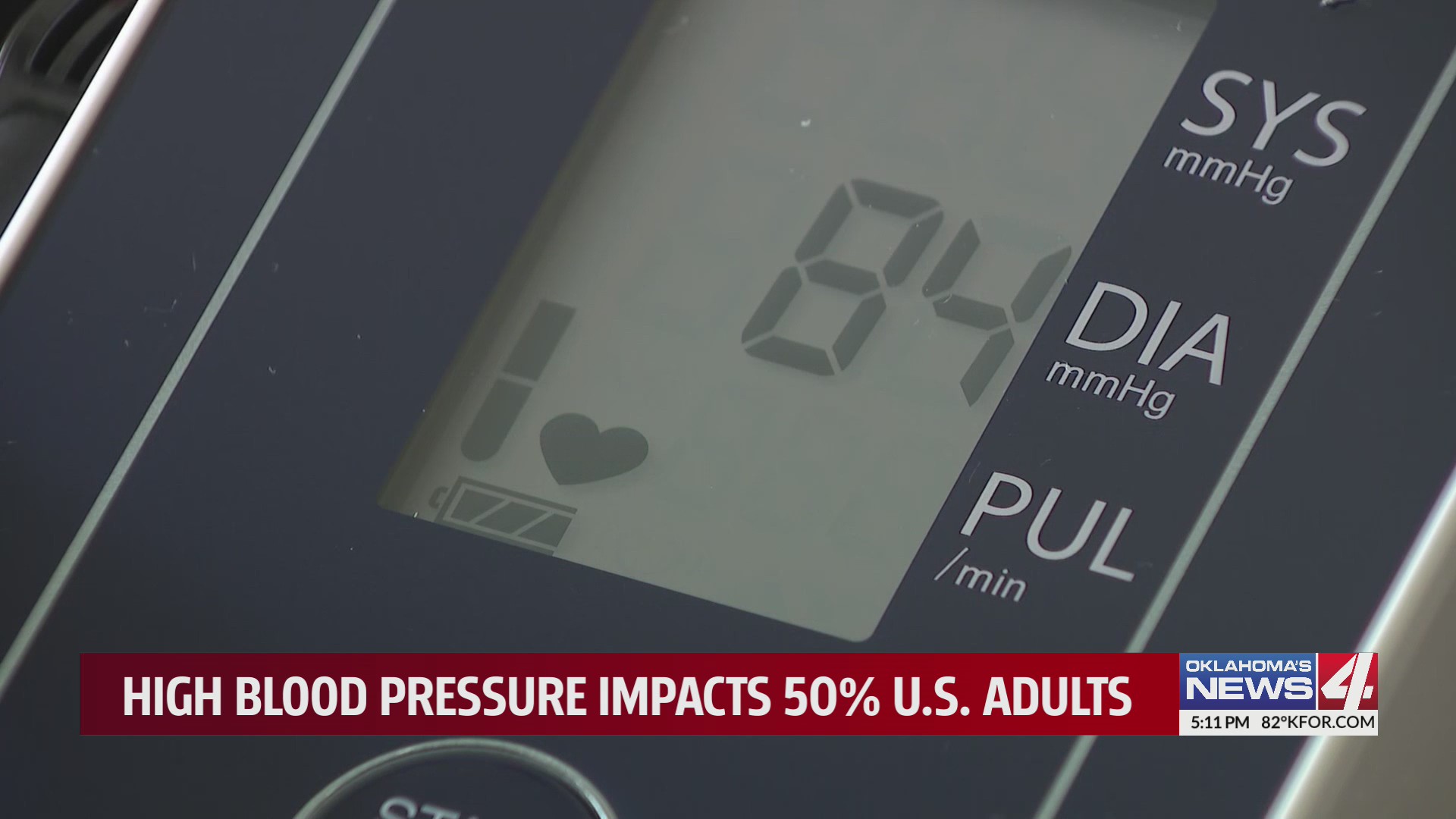 High blood pressure impacts 50% US adults