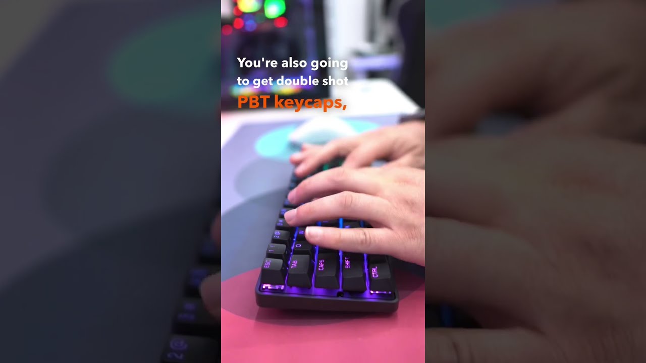 The SteelSeries Apex Pro Mini wireless gaming keyboard