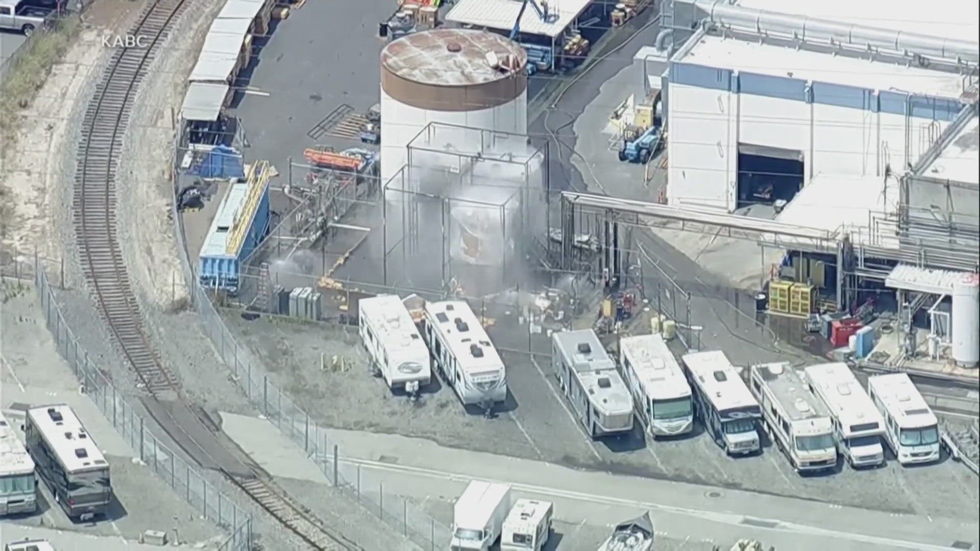 California firefighters say risk of Orange County chemical tank ...