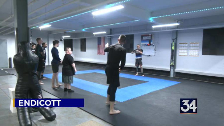 Endicott Jiu Jitsu business fundraising for disabled veterans