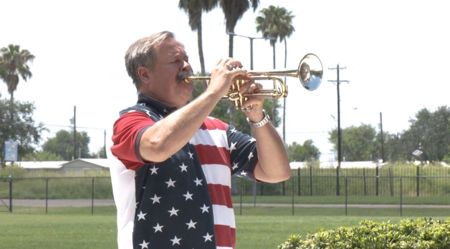 Harlingen Trumpeter joins nationwide Taps Across America
