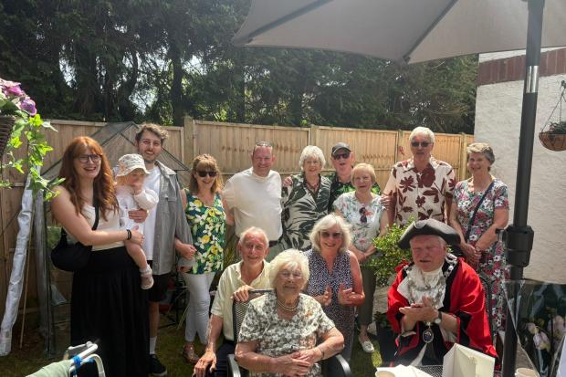 Resident celebrates 100th birthday with five generations of family