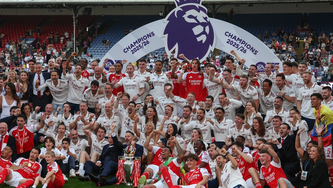 Arsenal and Spurs players celebrate together in Mayfair