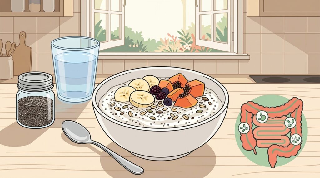 Como a chia e o iogurte natural afetam a saúde intestinal, segundo a ...