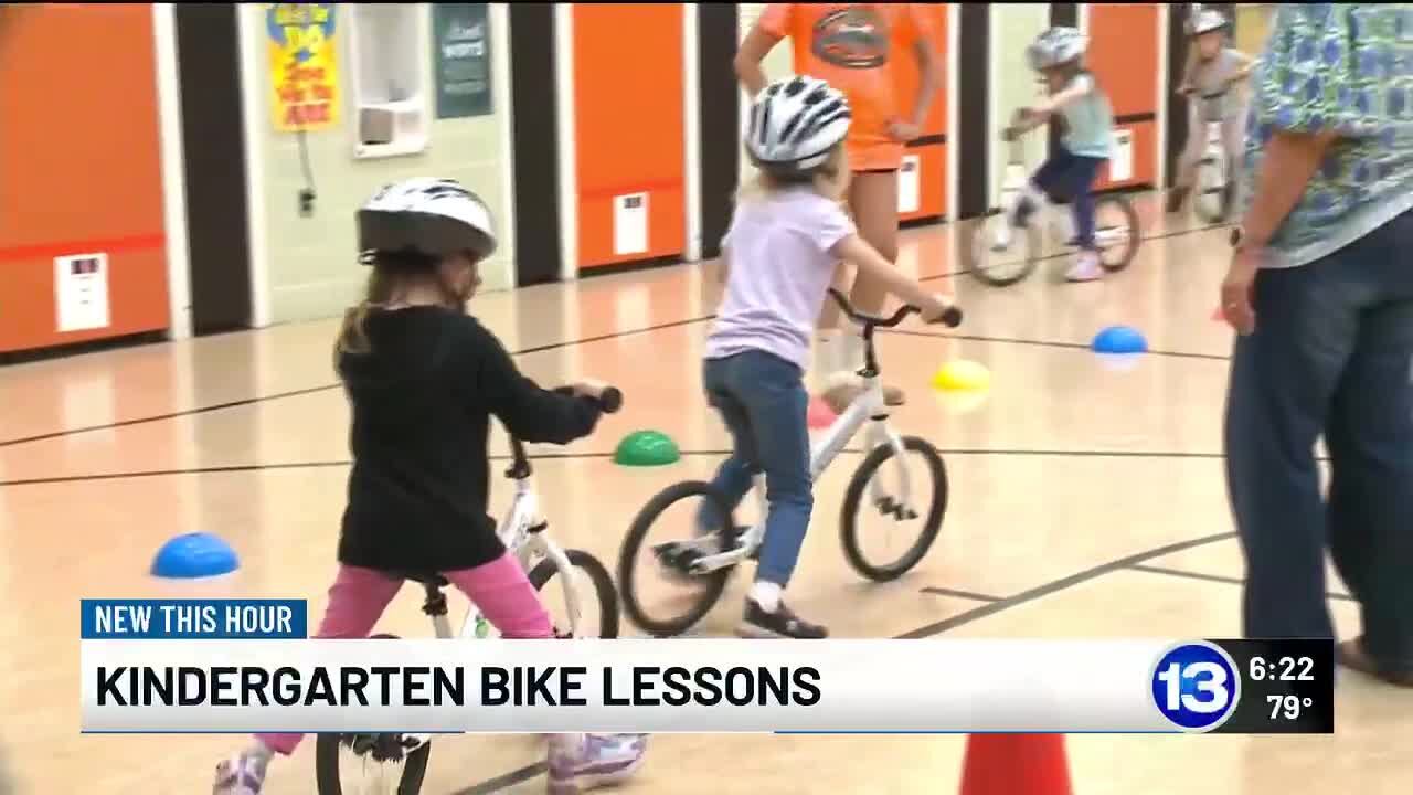 Greenwood Elementary kindergartners learn to ride bikes through ...