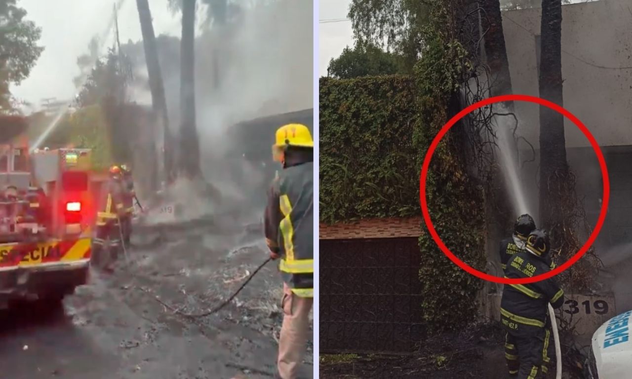 Caída de rayo provoca fuerte incendio en la colonia Jardines del ...