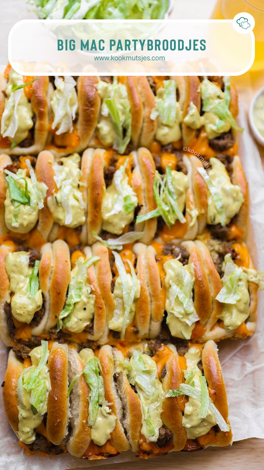 Big Mac party broodjes makkelijk recept