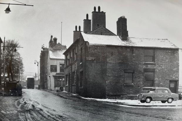 Original St John's Tavern in Blackburn before Ainsworth Street changed