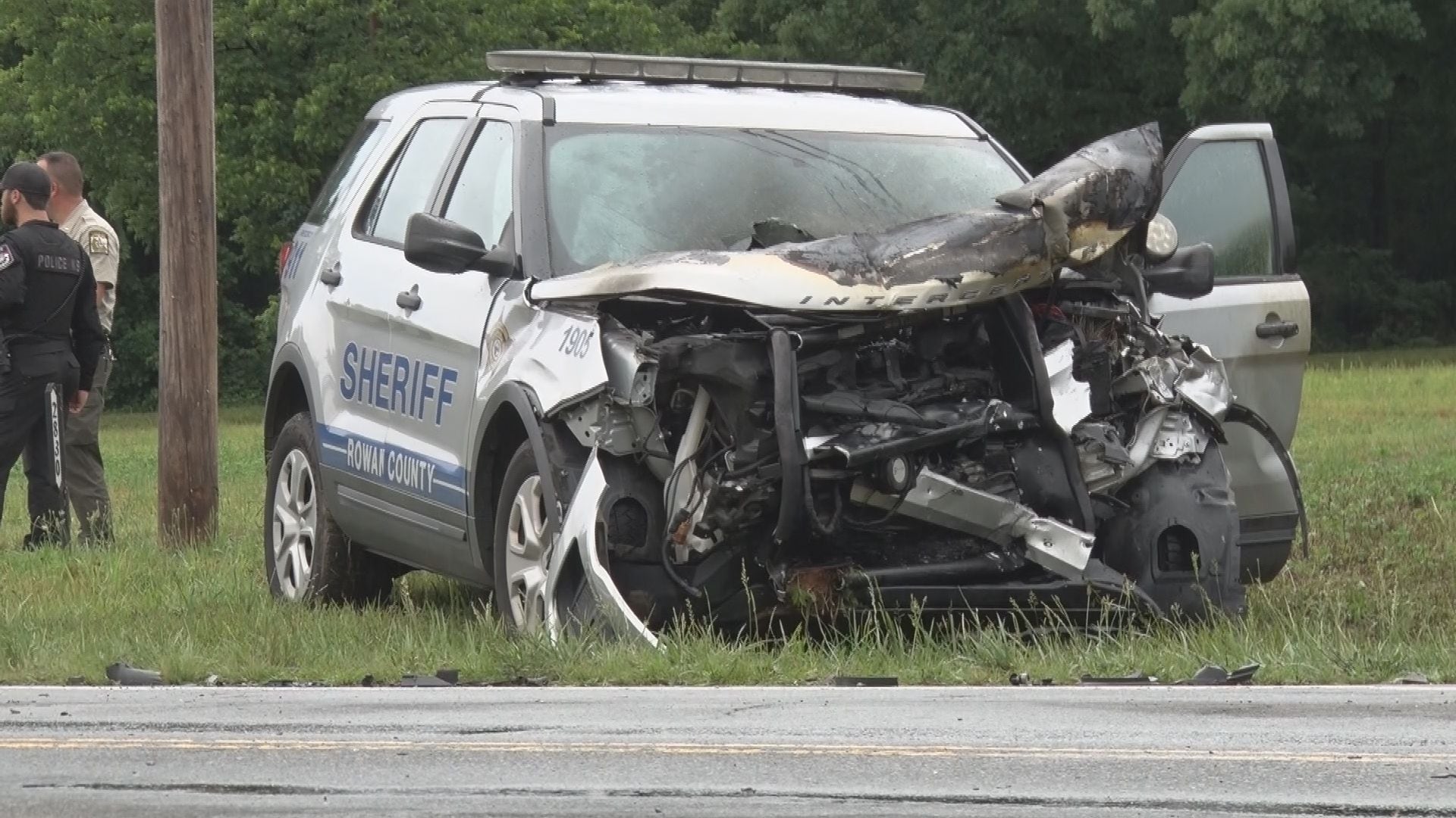 Deputy injured after head-on collision in Rowan County, officials say