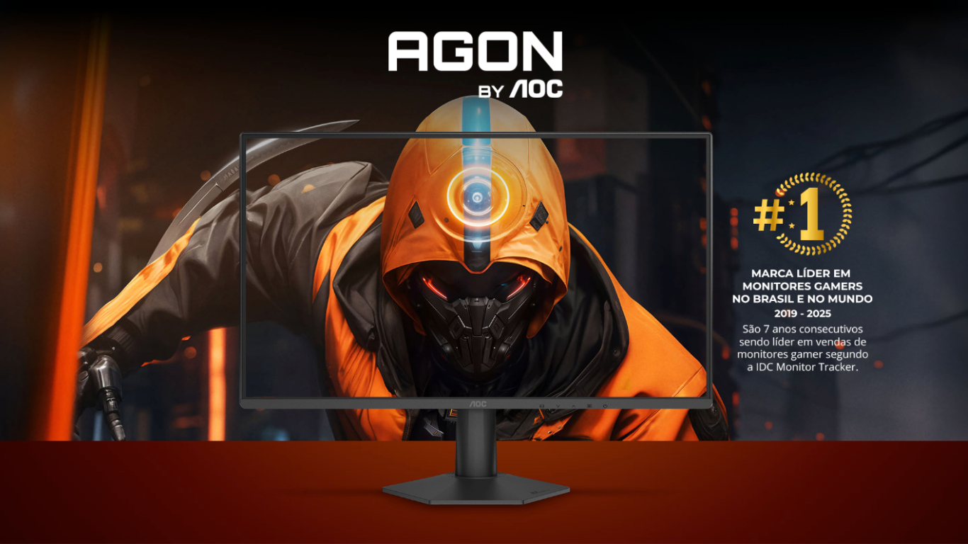 Semana gamer: Monitor gamer AOC AGON G50 24" 144Hz aparece com menor ...