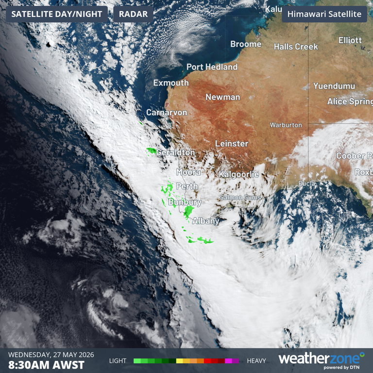 Wettest spell of 2026 coming to Perth, southwest WA
