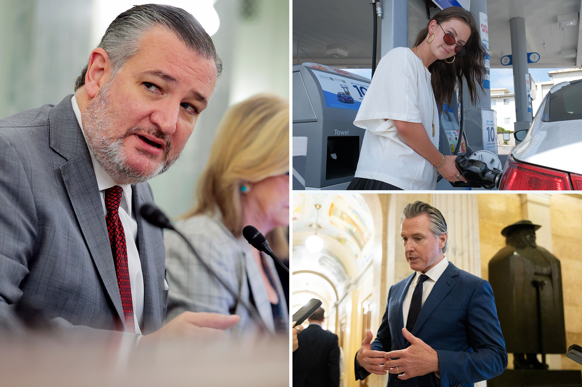 Ted Cruz calls out Gavin Newsom after paying $3.99 a gallon in Texas ...