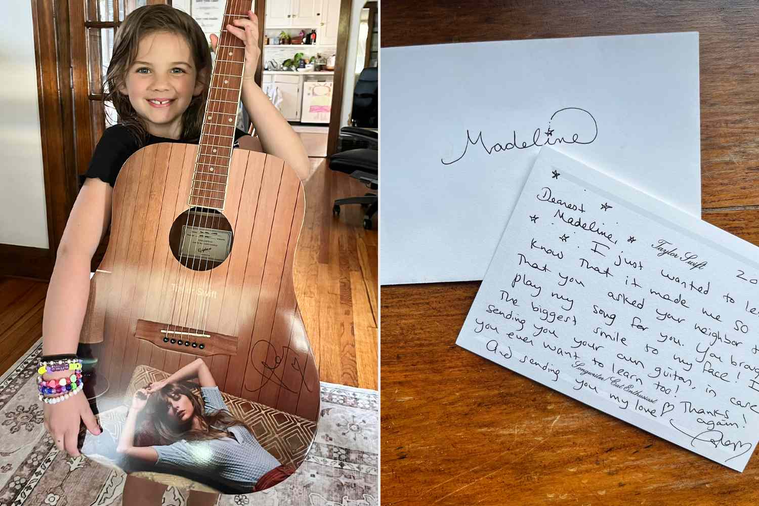 8-year-old Swiftie sent neighbor a paper airplane asking him to play ...