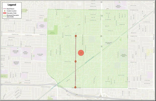 All evacuation orders lifted near Orange County chemical incident in ...