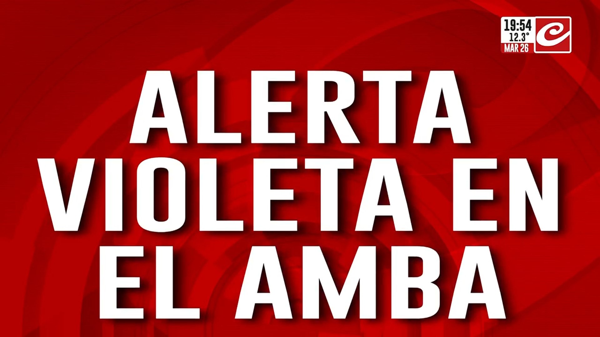 Alerta violeta en el AMBA: cae la niebla y no se ve nada