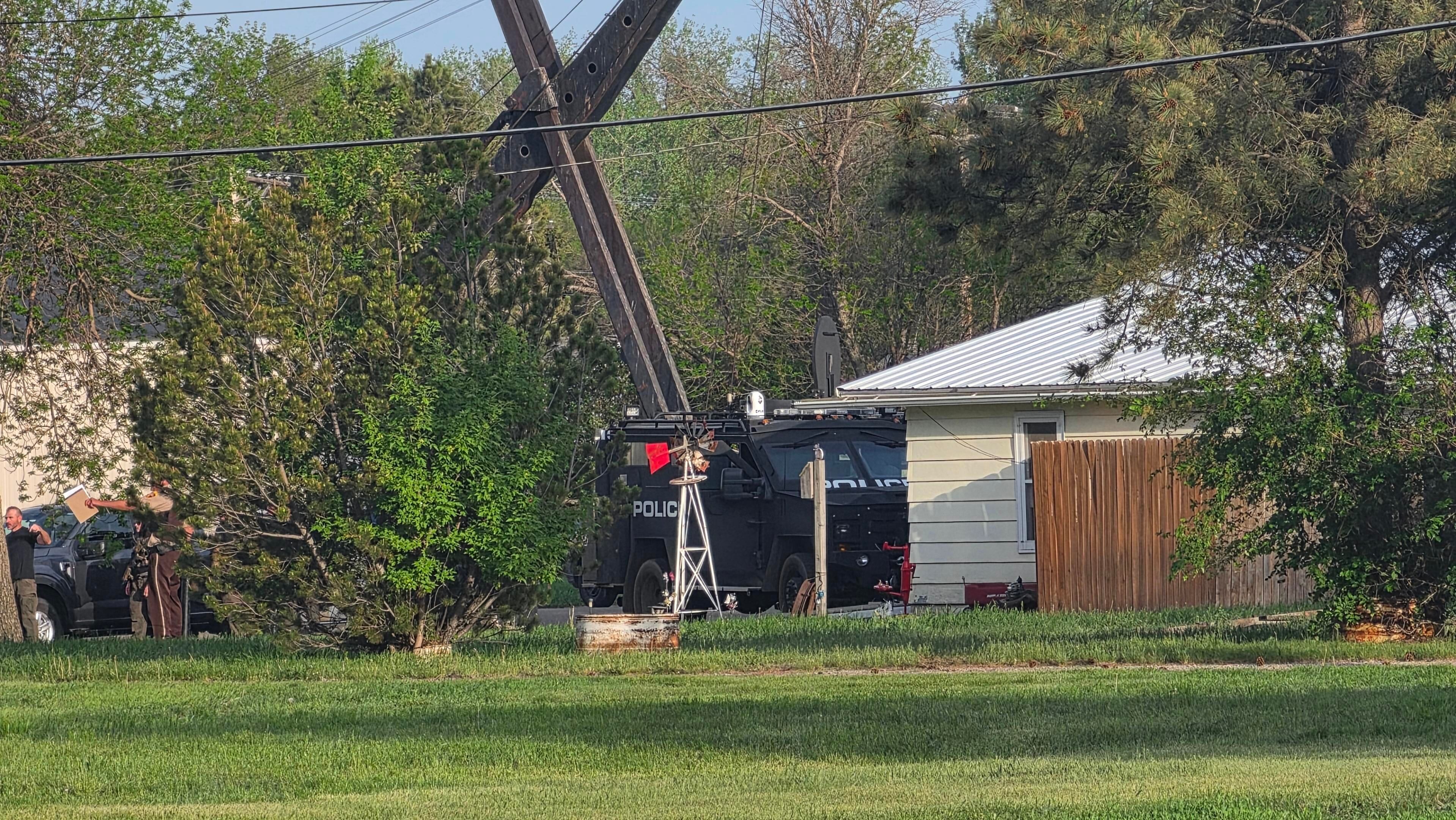 Large law enforcement presence in Beulah