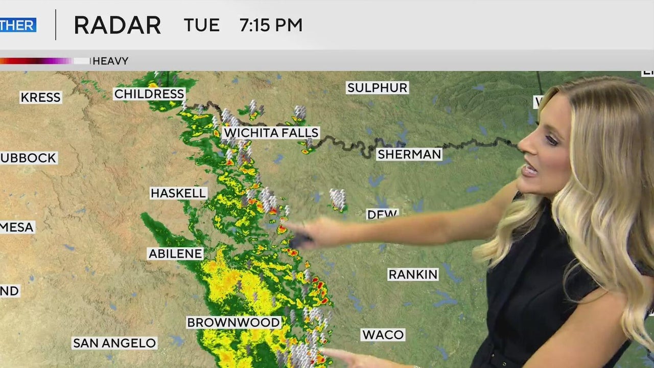 Strong storm in Wise County heads toward Dallas-Fort Worth