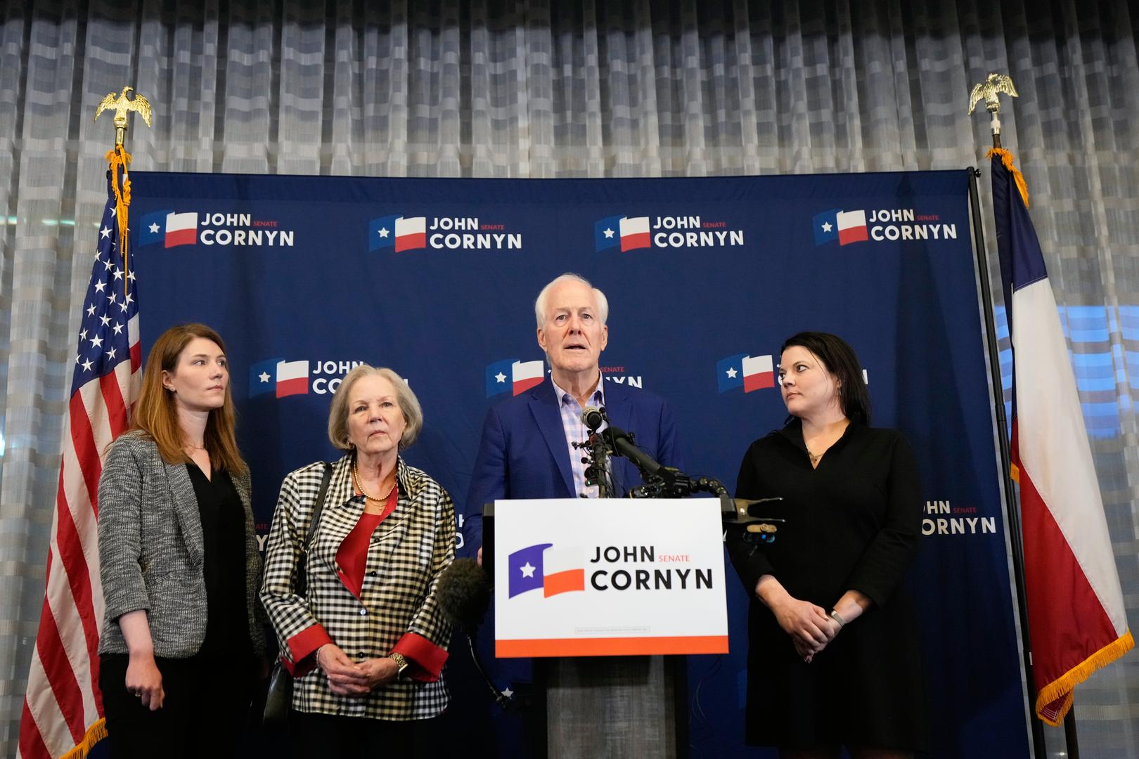 'We've come up short' Senator John Cornyn said after losing the Texas ...