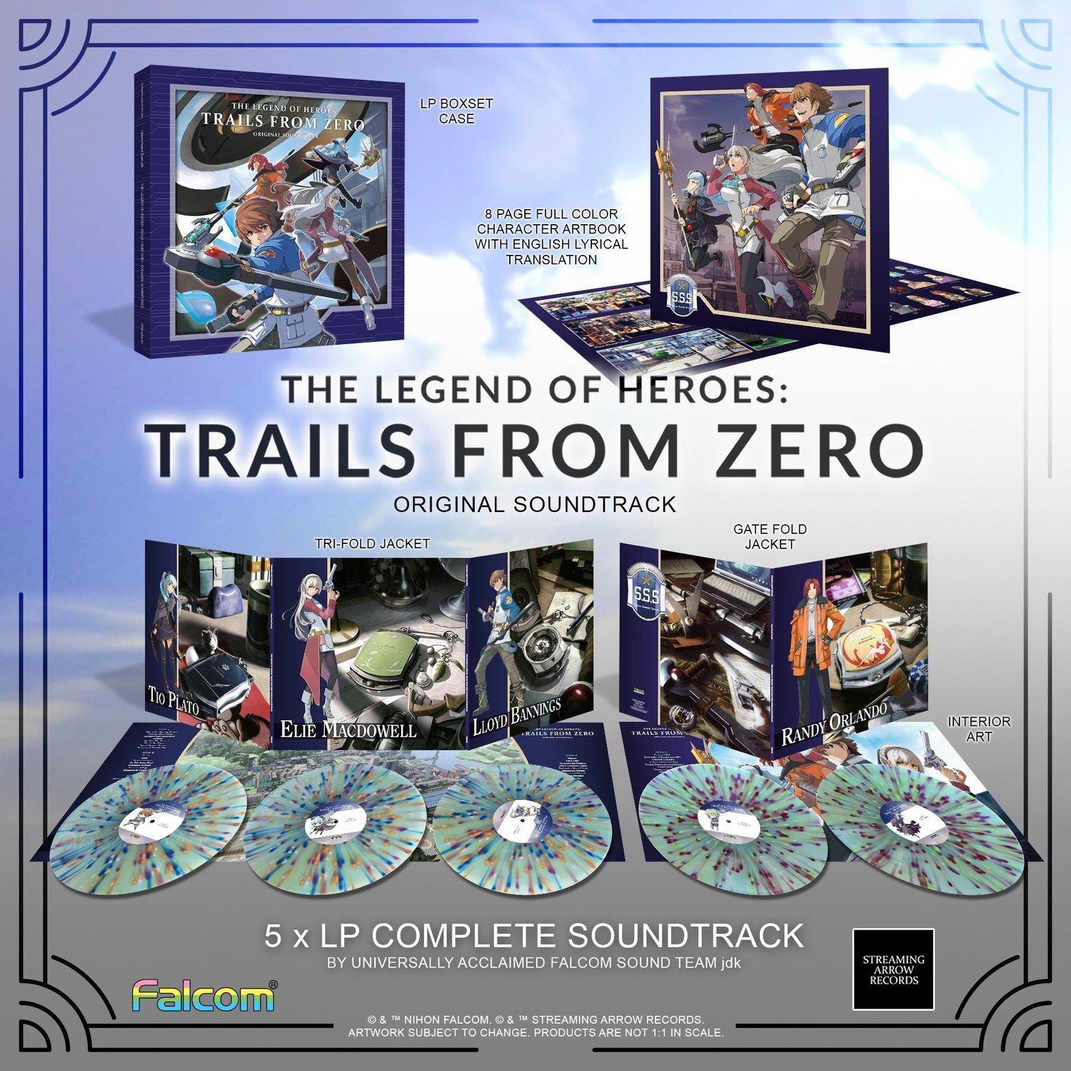 The Legend of Heroes: Trails from Zero's soundtrack coming to vinyl