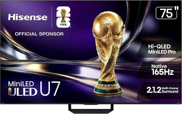 The brand new Hisense 75-inch U7 Mini LED 4K TV is a full $801 off its ...