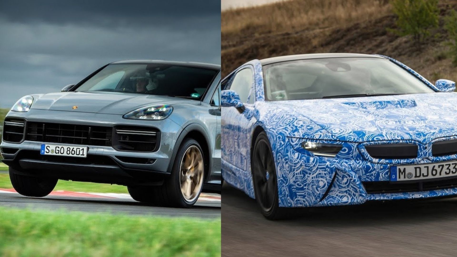 Porsche Cayenne Turbo GT v/s BMW i8