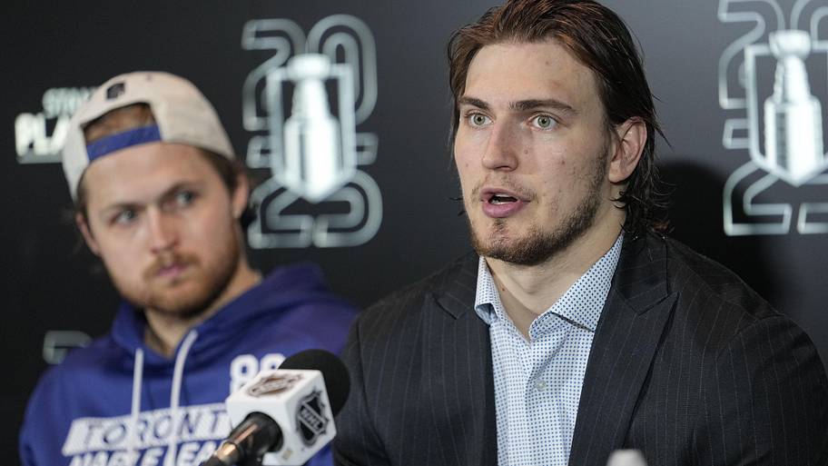 Matthew Knies and William Nylander couldn’t believe the Leafs won the ...