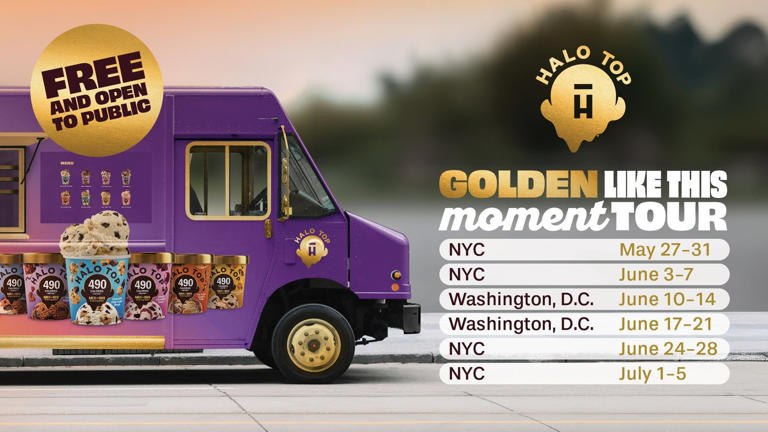 Halo Top ice cream truck, NYC