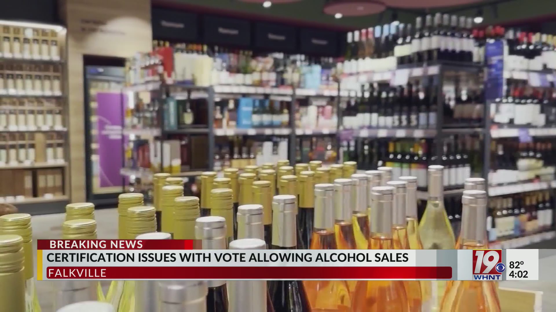 Certification issues with vote allowing alcohol sales | May 26, 2026 ...