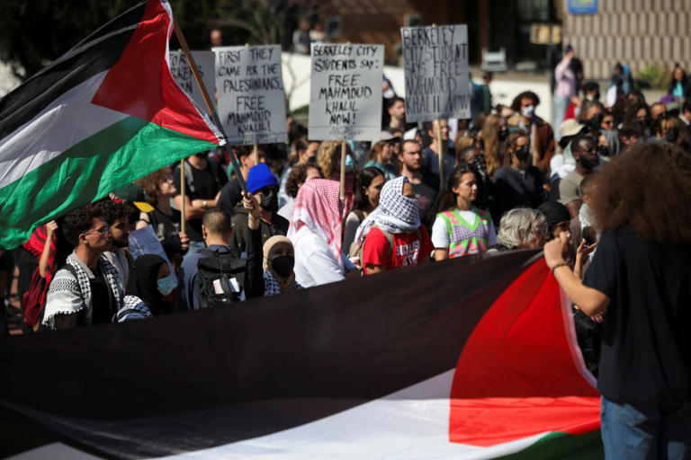 Lefty California college issues ultimatum to Palestinian-flag-carrying ...