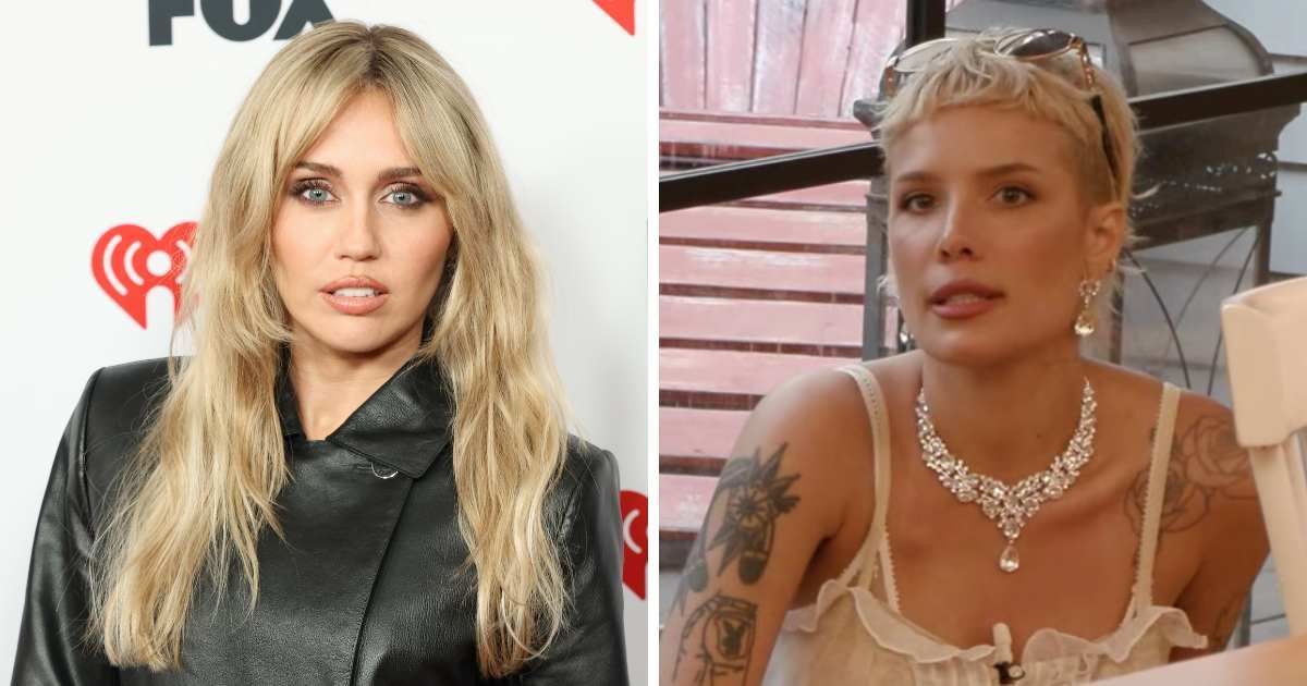 Miley Cyrus rushes out with Postmates after cops interrupt Halsey’s ...