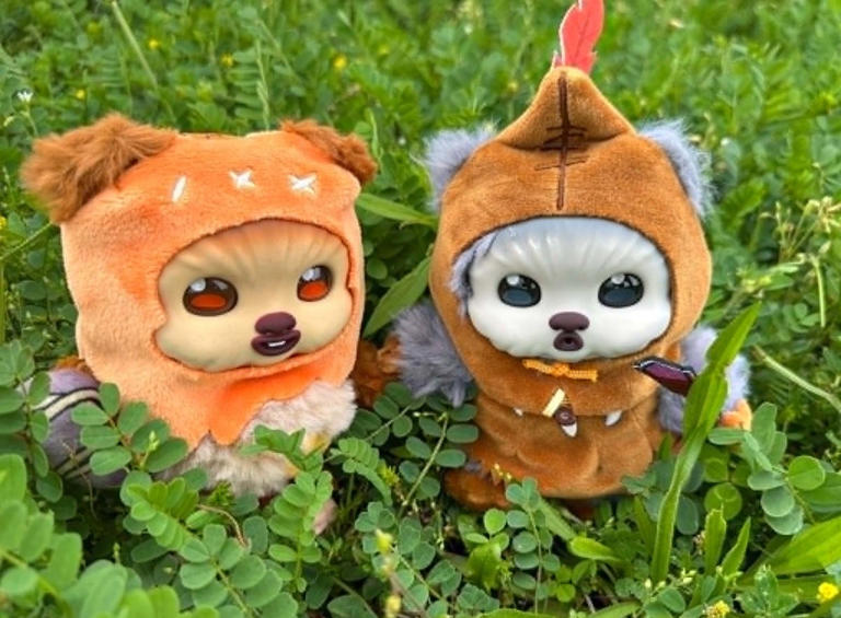HotToys Cosbi Ewok Plush Keychains The Cutest Rascals You Have Ever Worn