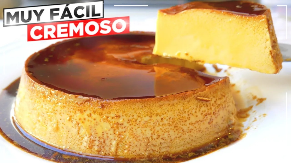 Flan cremoso con leche condensada el postre más fácil y delicioso