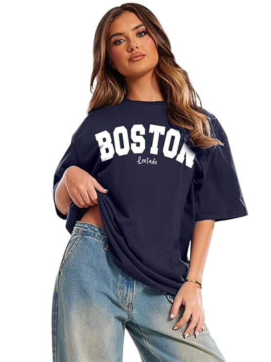 Best oversized and casual T-shirts for women on Amazon
