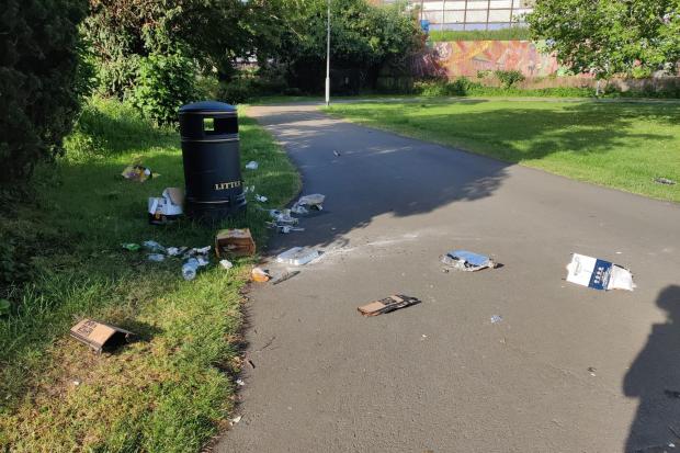 Swindon councillor calls for action over litter near Mitchell Cycles