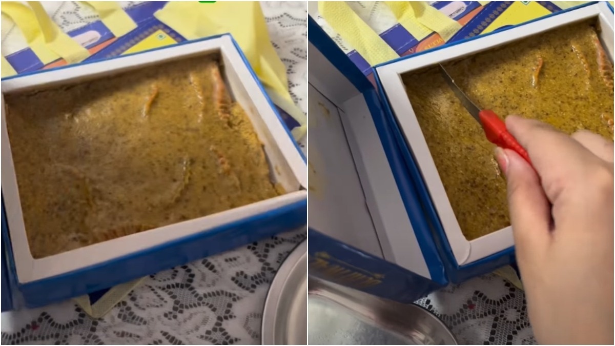 Delhi woman opens ladoo box, finds them melted beyond recognition amid ...