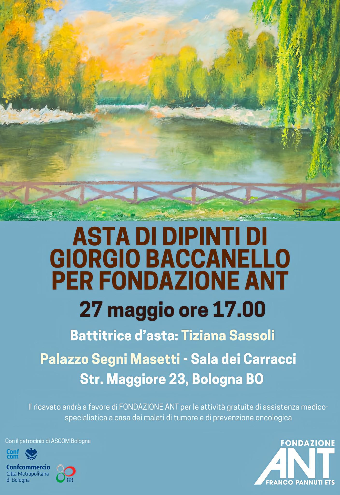 Giorgio Baccanello, asta benefica per Ant